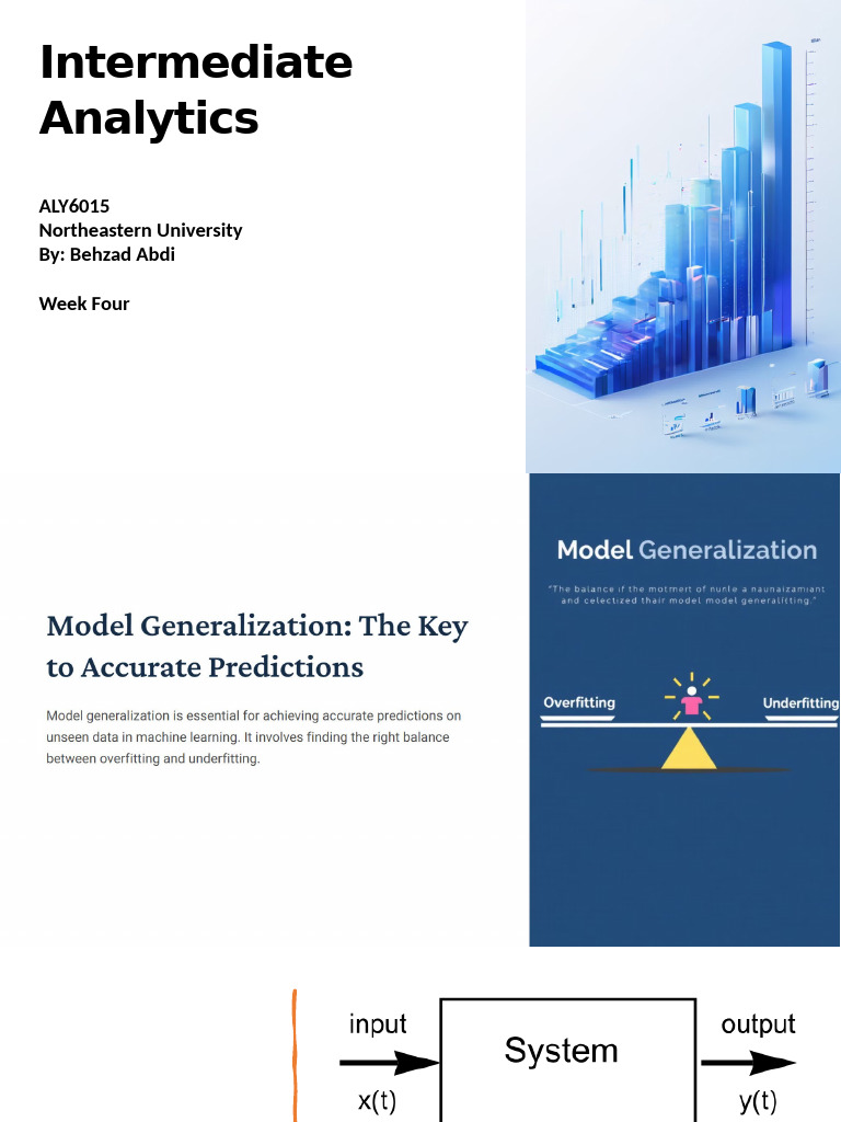 Intermediate Analytics-Generalization-Week 4 | PDF | Mean Squared Error | Errors And Residuals