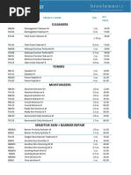 Taski Chemical Dilutation Chart | PDF