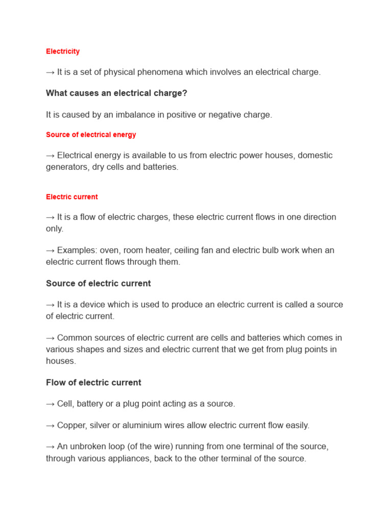 Understanding Electricity and Circuits | PDF | Electric Current ...