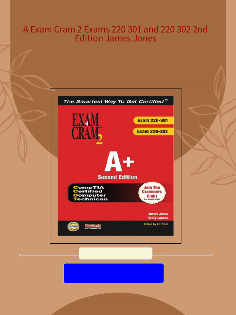 A Exam Cram 2 Exams 220 301 and 220 302 2nd Edition James Jones | PDF ...