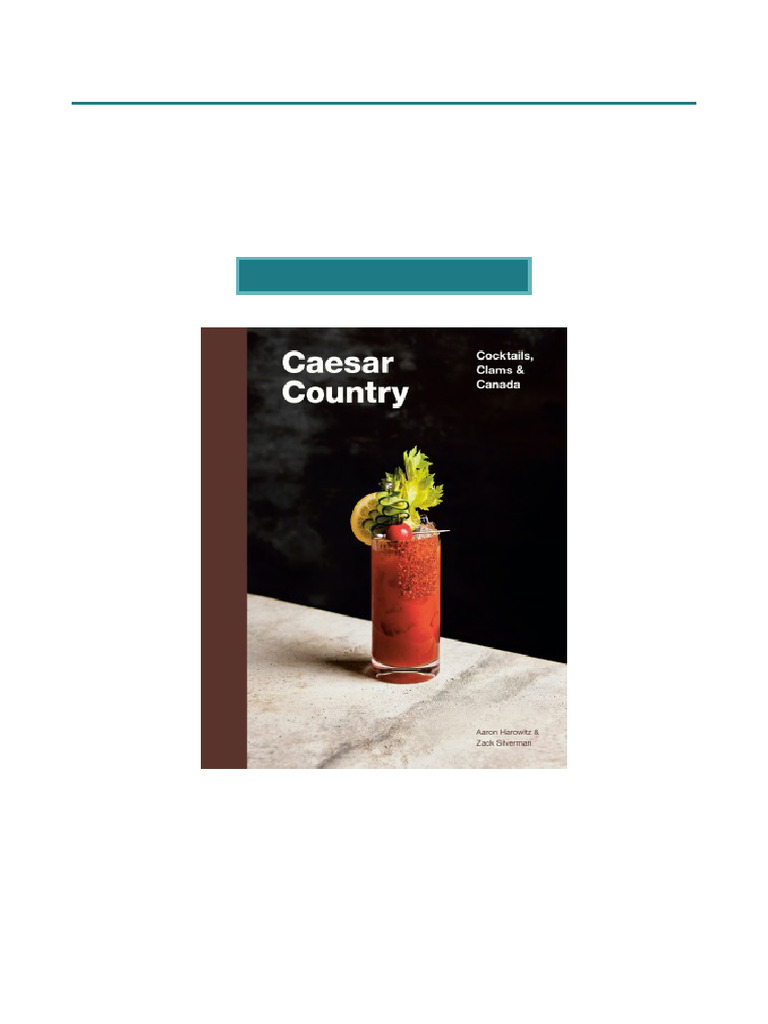 Caesar Cocktails & Clams Guide | PDF