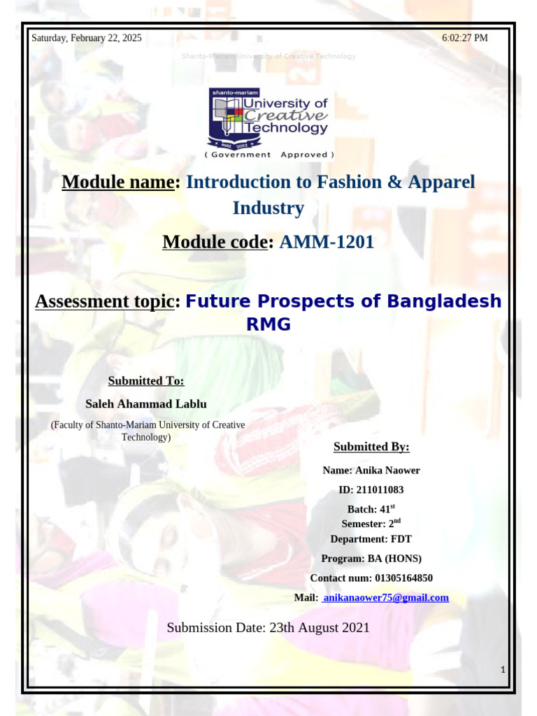 AMM- Anika 211011083 Mid-Assessment | PDF | Job Satisfaction | Employment