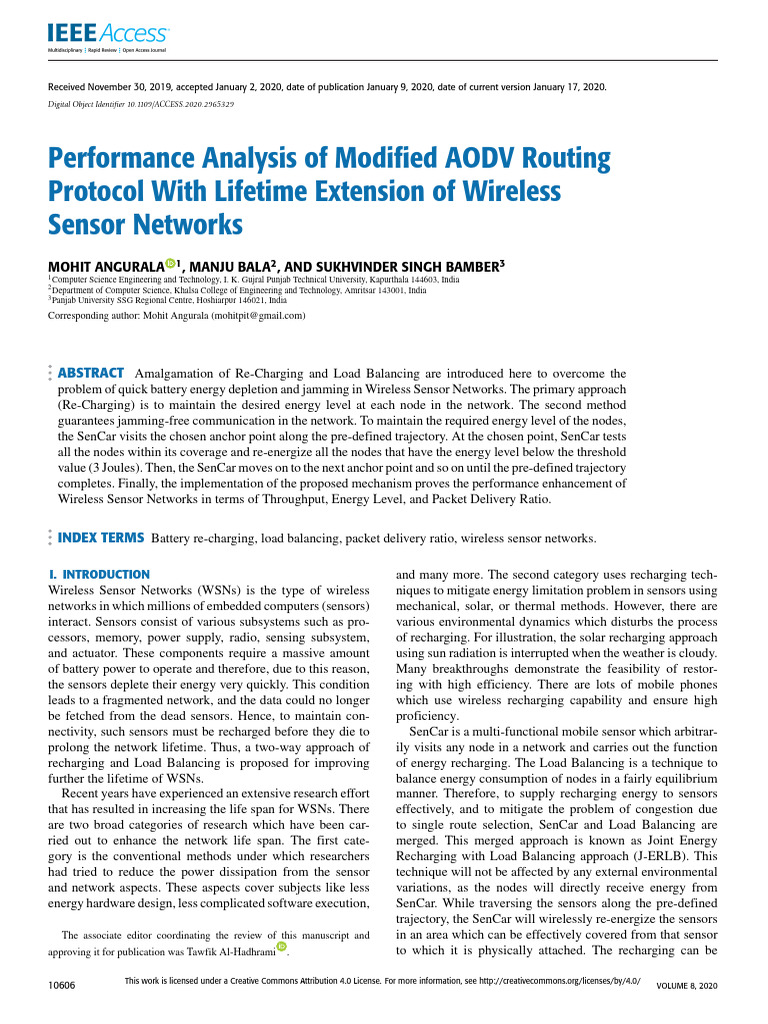 Performance Analysis Of Modified Aodv Routing Protocol With Lifetime