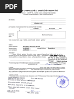 Dočasná Ochrana Doklad (Potvrzení) O Zajištění Ubytování: Já, Ubytovatel (Jméno A Příjmení) | PDF