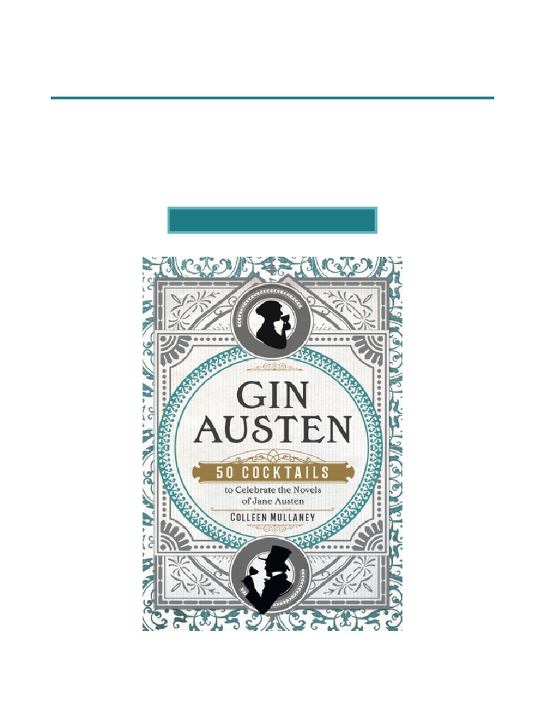 Time Offer Gin Austen 50 Cocktails To Celebrate The Novels of Jane ...