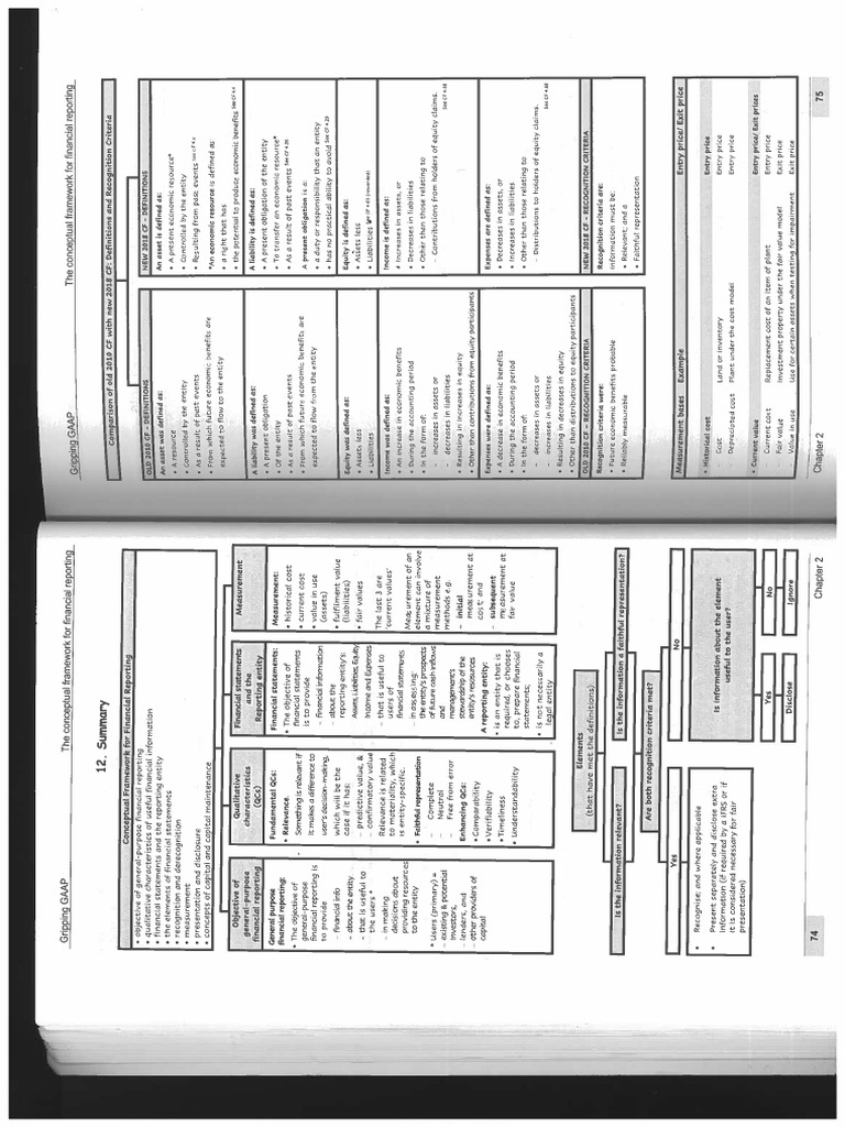 Conceptual Framework - GRAAP Summary | PDF