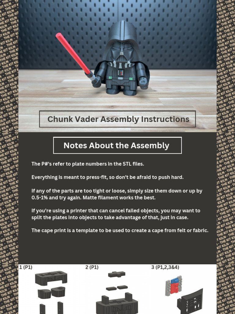 Chunk Vader Instructions | PDF