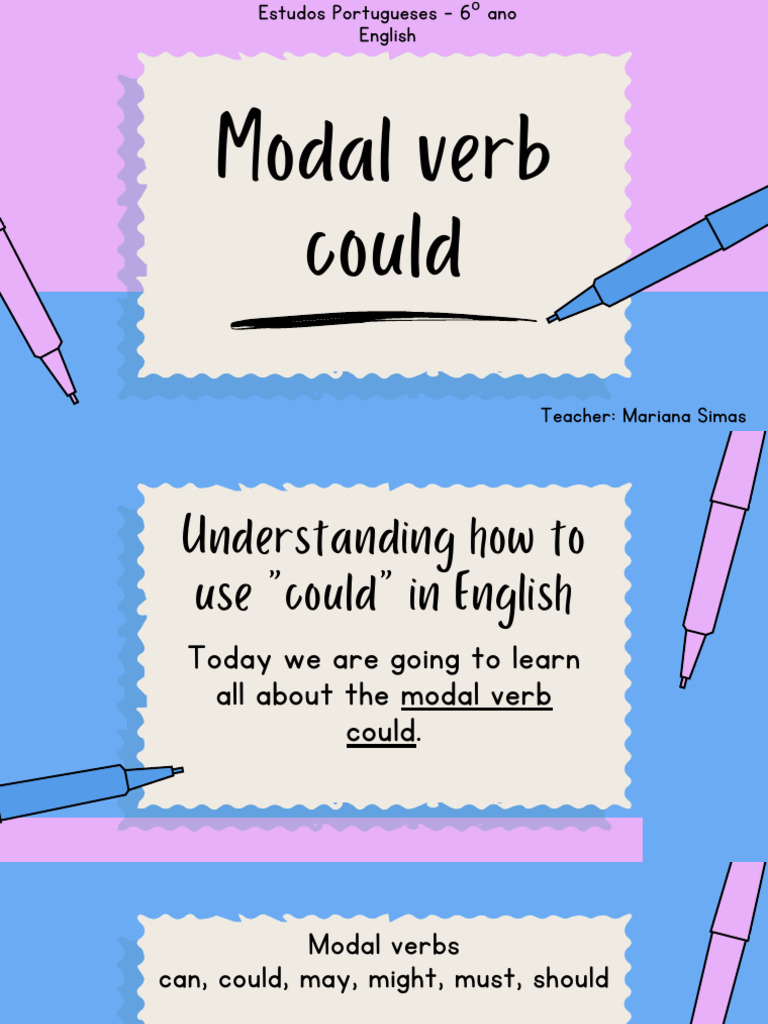Modal Verb Could | PDF