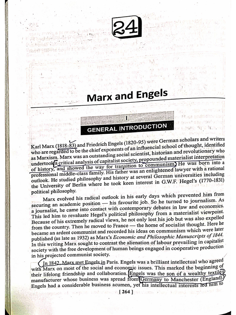Marx and Engels | PDF