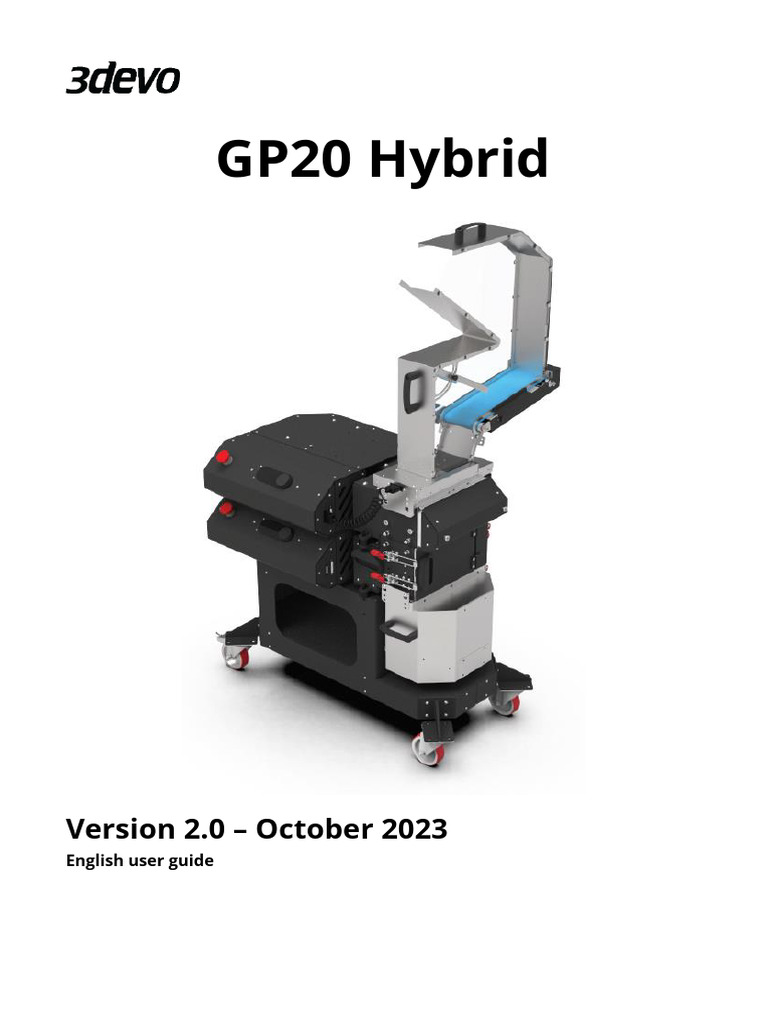 GP20 Hybrid User Guide 2023 | PDF | Knife | Screw