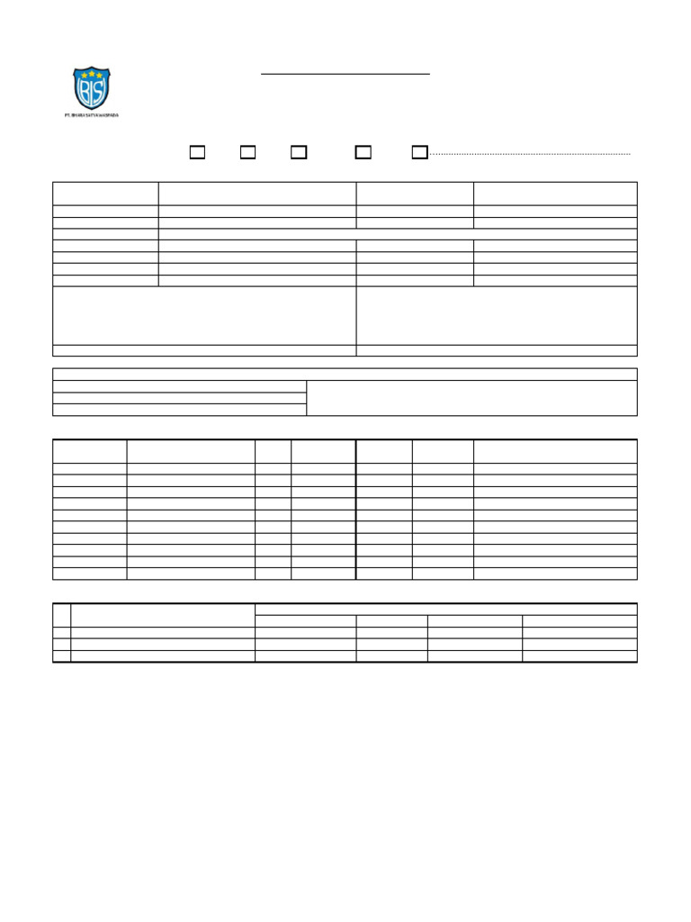 Form Interview Calon Karyawan PT BSW | PDF