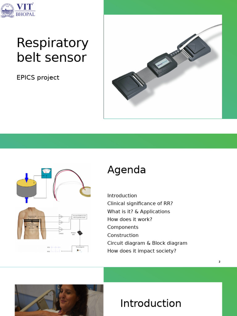 Respiratory Belt Sensor - Vit Project | PDF | Sensor | Analog To ...