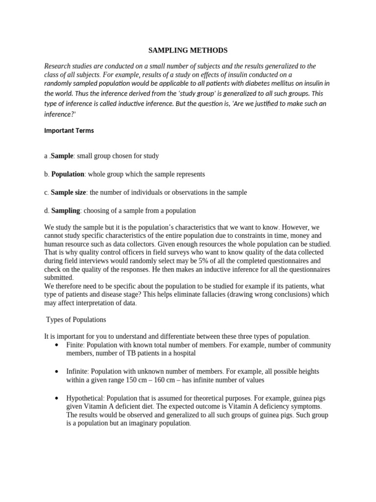 LESSON 4 Sampling and Sampling Distribution | PDF | Standard Error | Sampling (Statistics)
