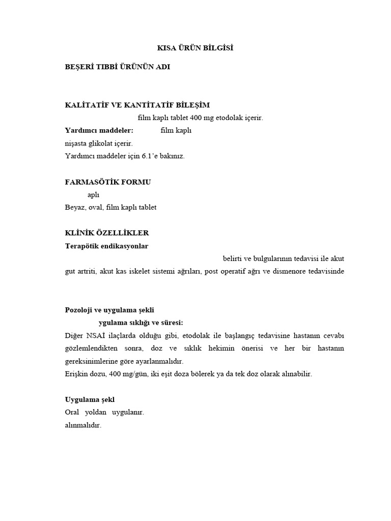 Dolarit 400 MG Film Tablet Kub | PDF