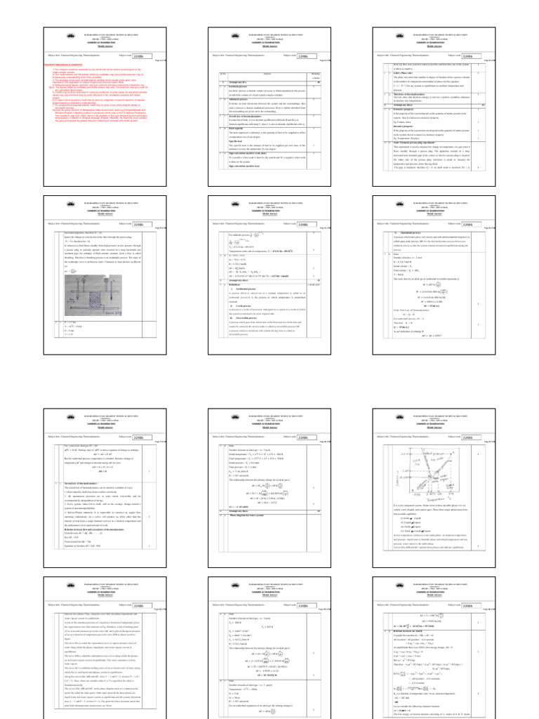 2022 Summer Model Answer Paper (Msbte Study Resources) | PDF | Enthalpy ...