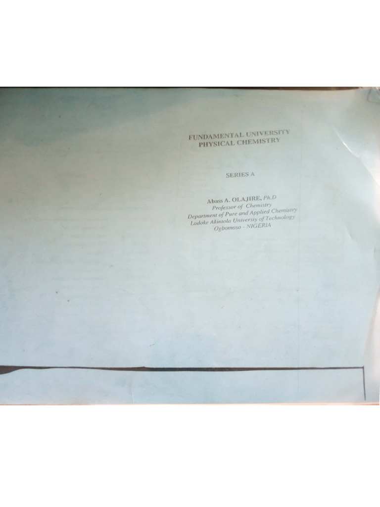 Abass Chemistry | PDF