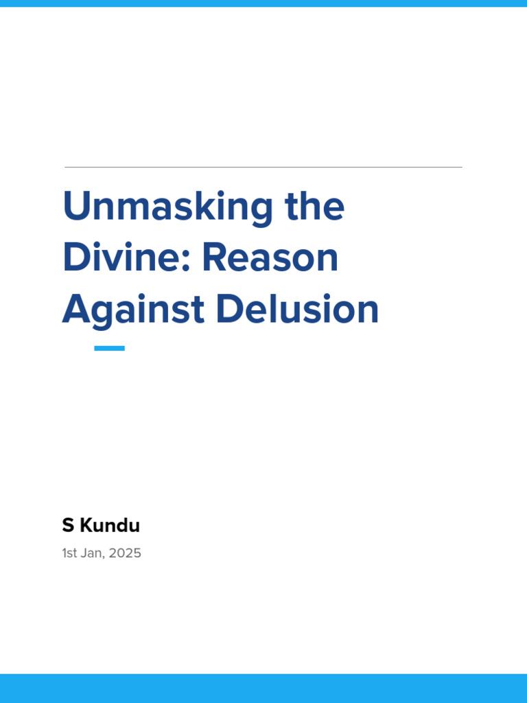 Unmasking The Divine - S Kundu | PDF | Faith | Deities