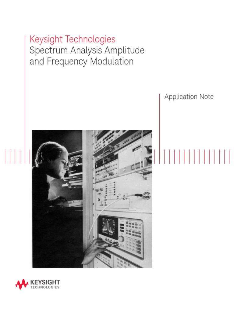 Spectrum Analysis Amplitude and Frequency Modulation | PDF | Frequency ...
