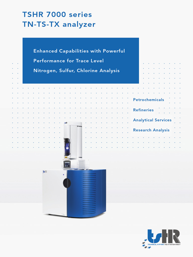 Analizator Elementarny TSHR 7000 | PDF | Oil Refinery | Liquefied Petroleum Gas