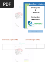 Dishwashing Liquid Formula and Procedure | PDF