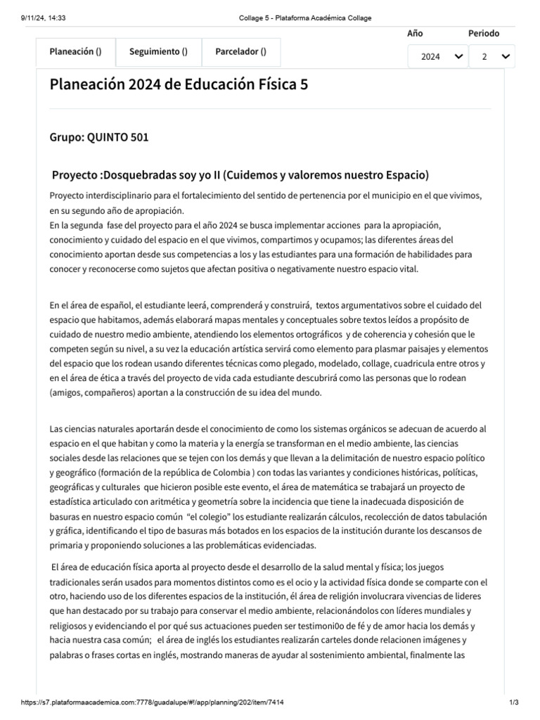 2P Planeación Edu Física | PDF