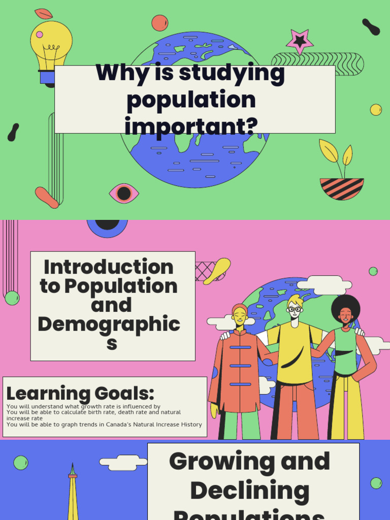 Importance of Population Studies | PDF | Demography | Economic Growth
