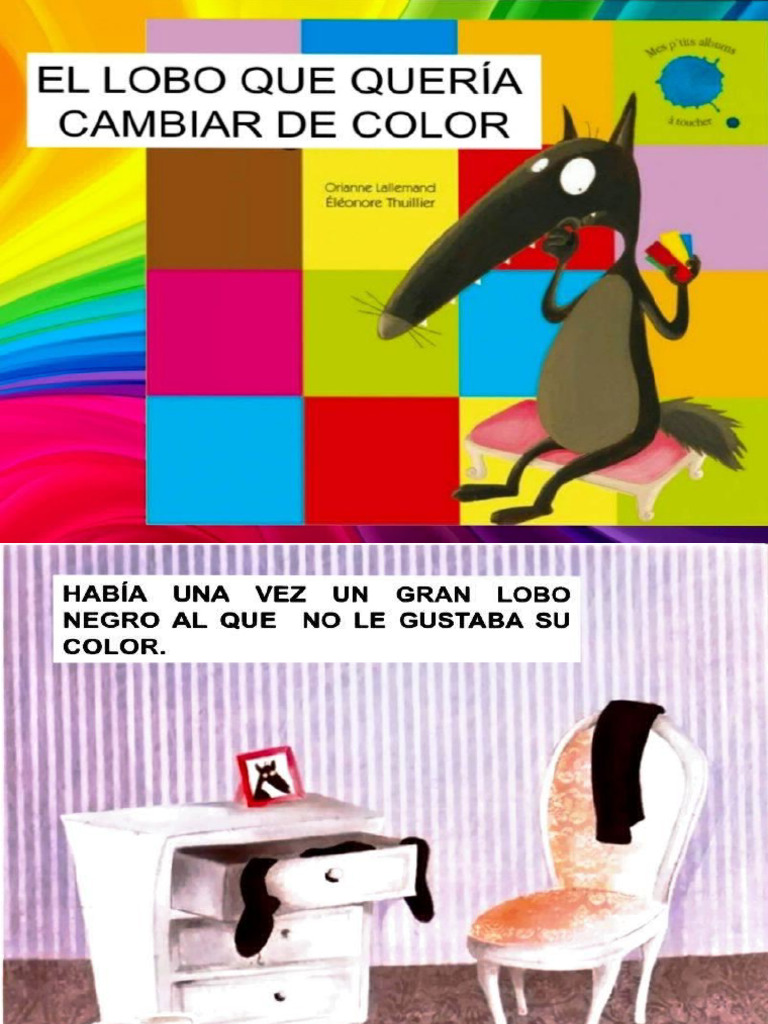 El Lobo Que Queria Cambiar De Color Pdf Versión 1 Pdf
