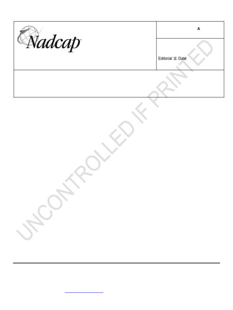 AC7004 Audit Criteria Overview | PDF | Quality Management ...