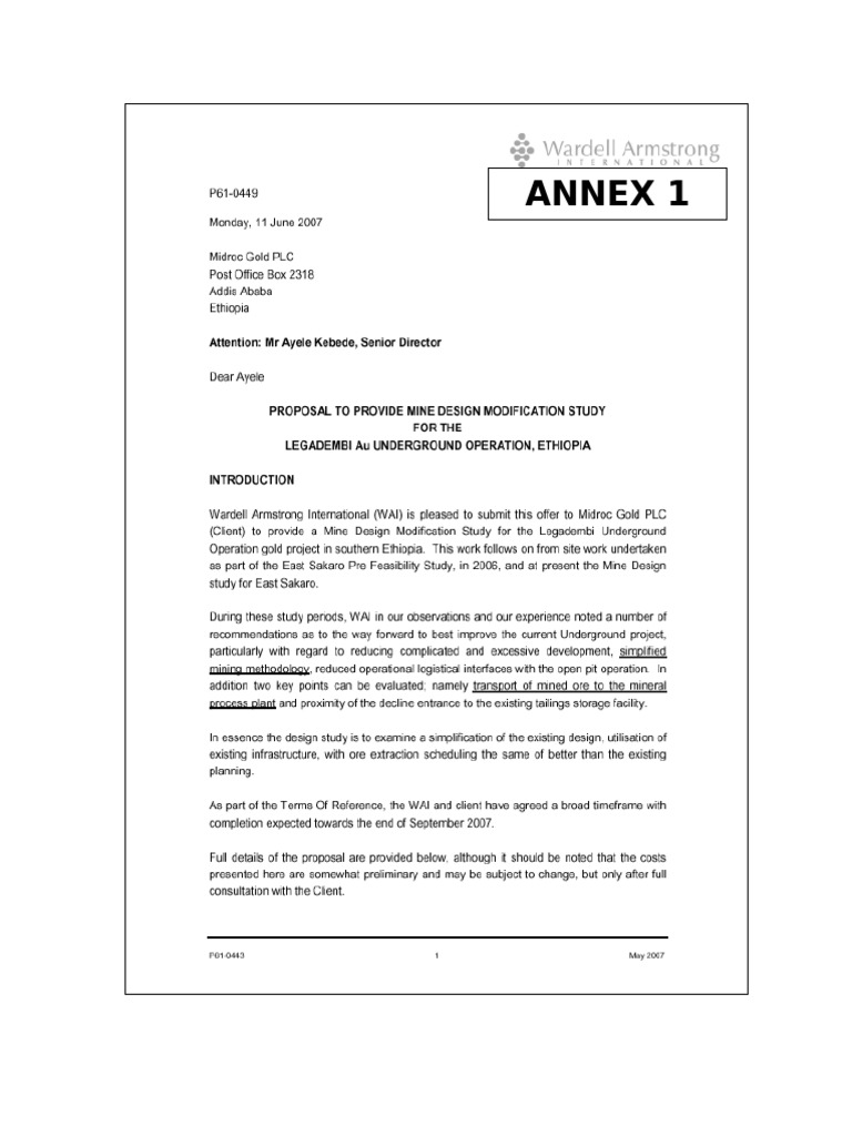 ANNEX 1 Contract Agreement | PDF