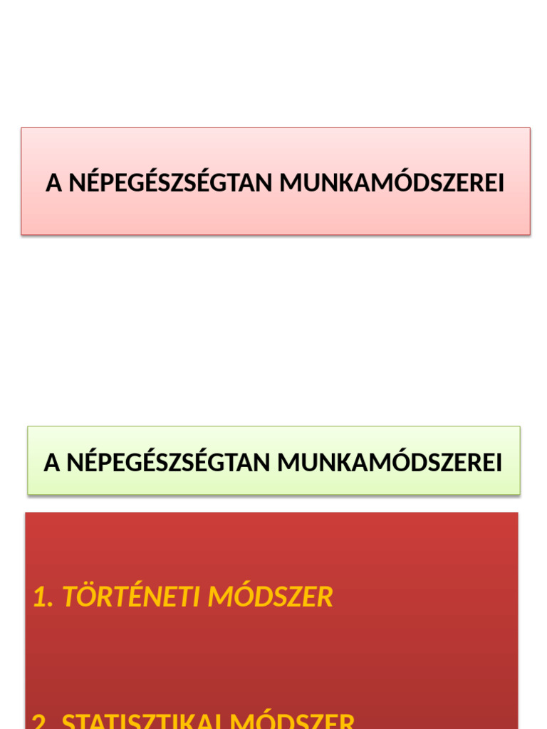 A Népeg. Munkamódszerei | PDF