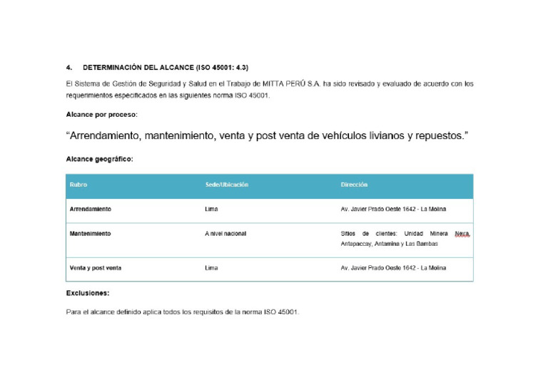 ALCANCE | PDF