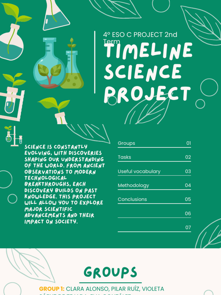 TIMELINE SCIENCE PROJECT (1) | PDF | Science | Inquiry