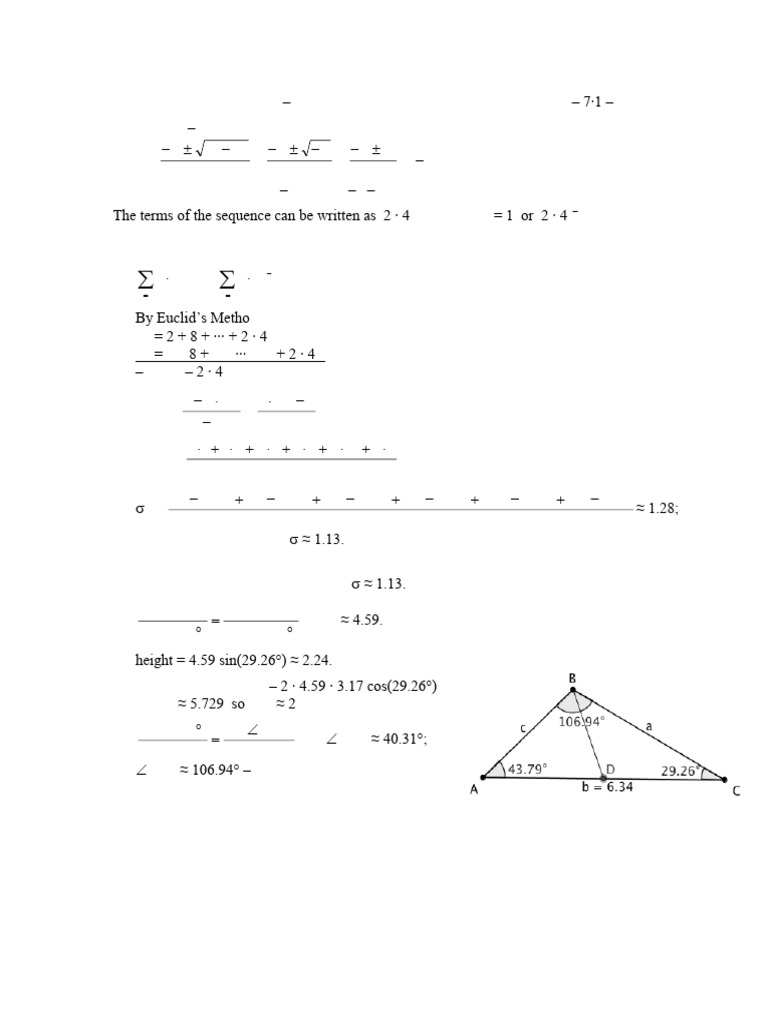Math3 cp1 Finalexam2017 Answers | PDF | Elementary Mathematics | Mathematics