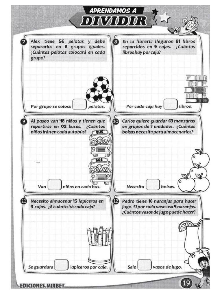 Problemas División | PDF