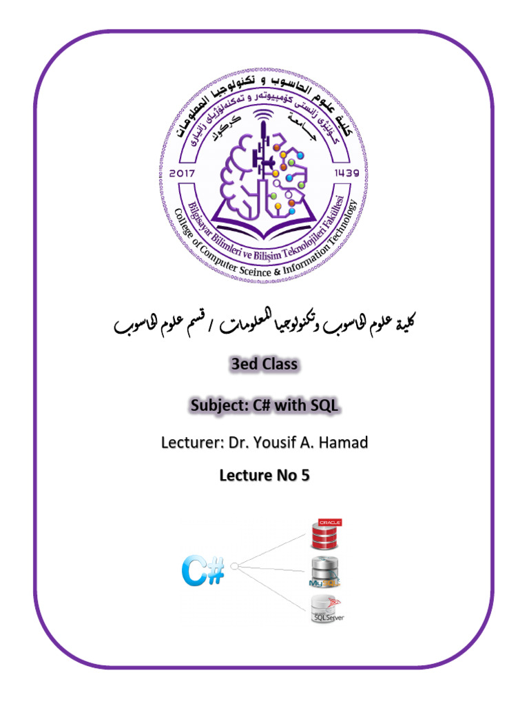 Lecture 8-1 C# With SQL 3ed Class | PDF | Shape | Button (Computing)