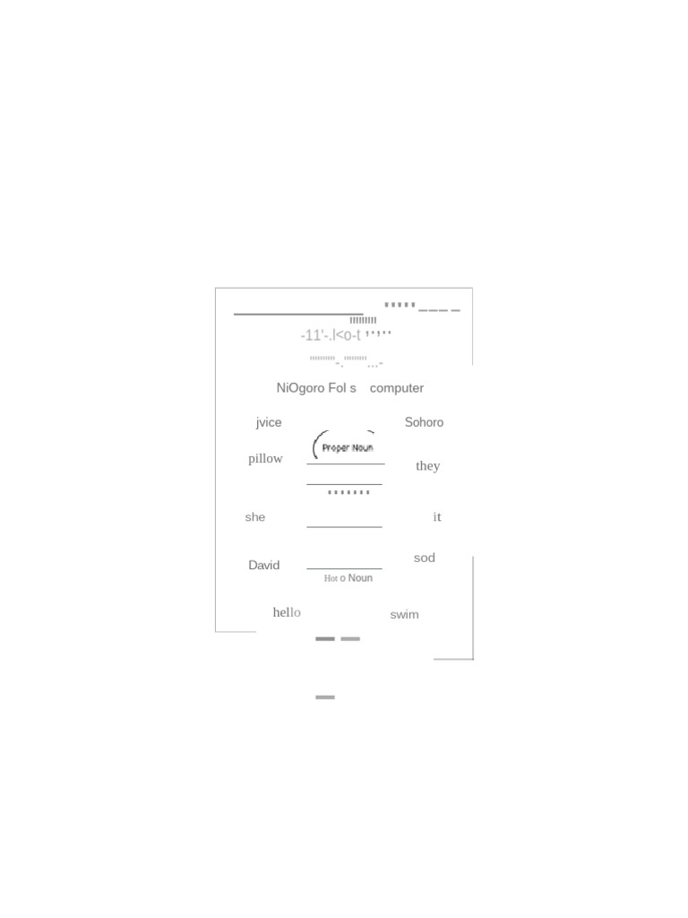 Proper Nouns Worksheet 1st Grade 30 | PDF
