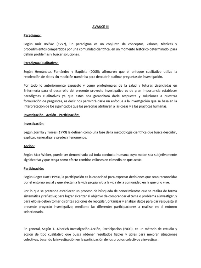 Avance III-wps Office | PDF | Paradigma | Datos