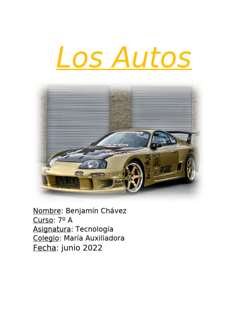 Historia y Función del Automóvil | PDF | Coche | Transporte