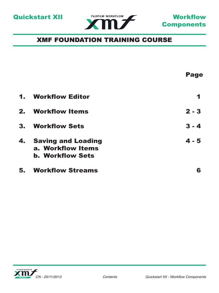 XMF Qs Xii Workflow Comp v5.5b | PDF | Workflow | Computer Science
