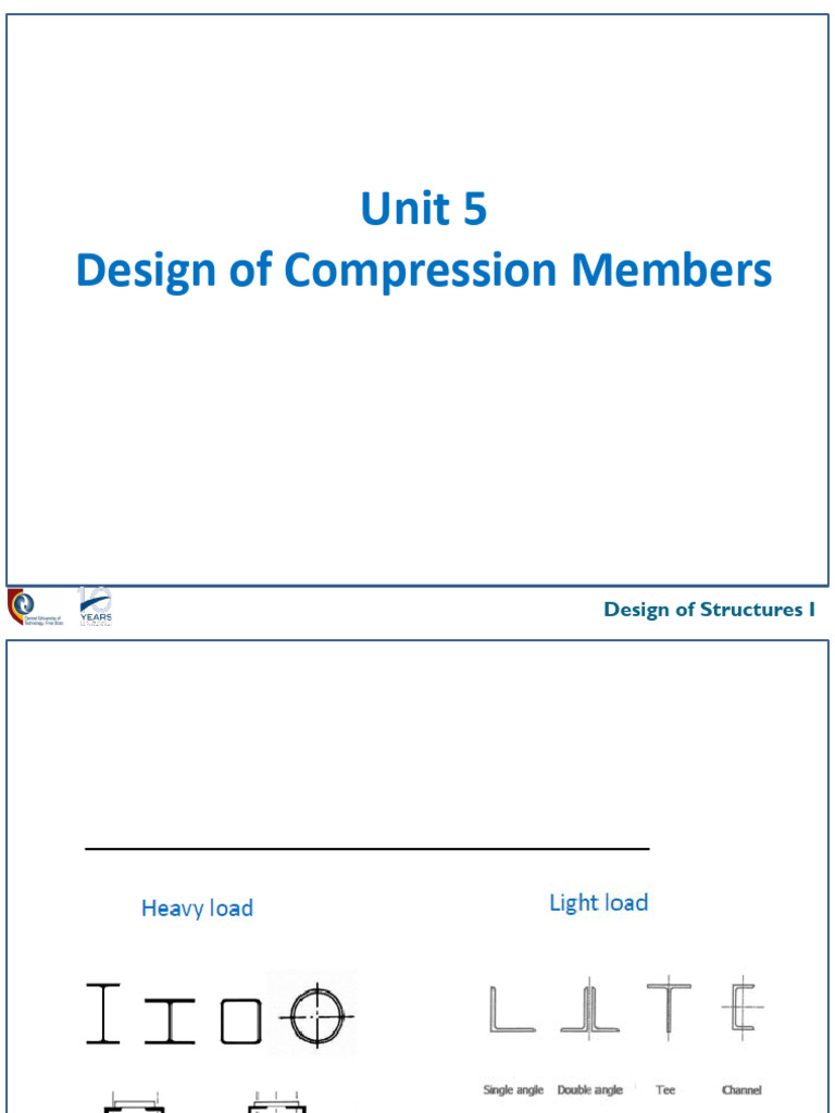 Presentation - Design of Compression Members | PDF | Buckling ...