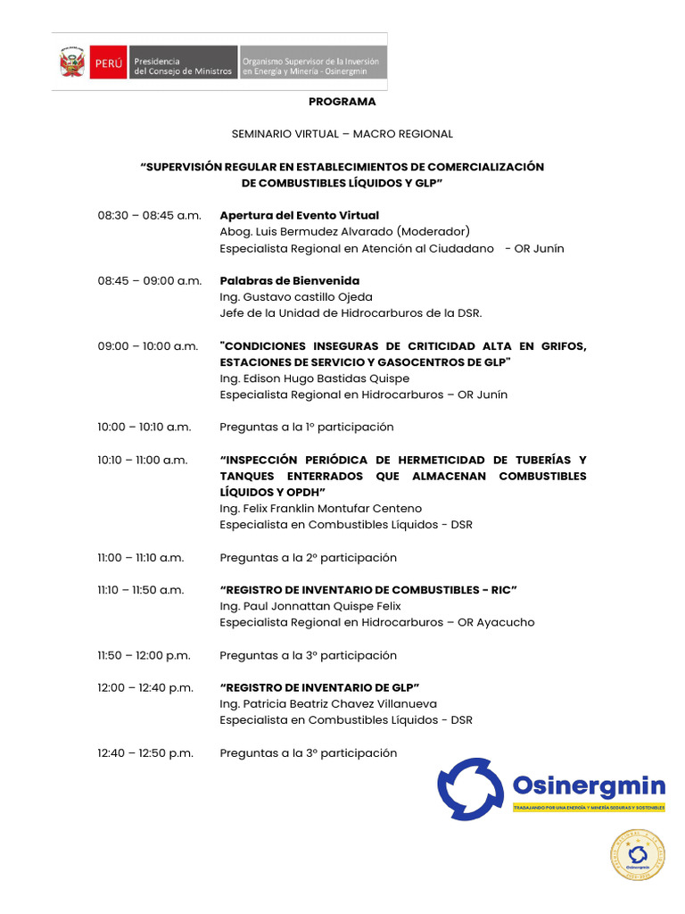 Programa Seminario 270225 | PDF