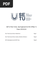 SETU PG Courses Fees 2025.26 Ex. LLL 21.01.25 | PDF | Postgraduate Education | Diploma