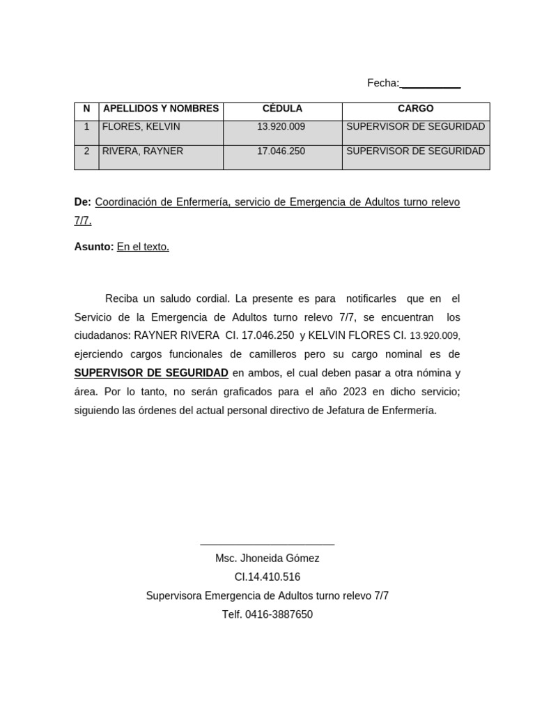 OFICIO | PDF