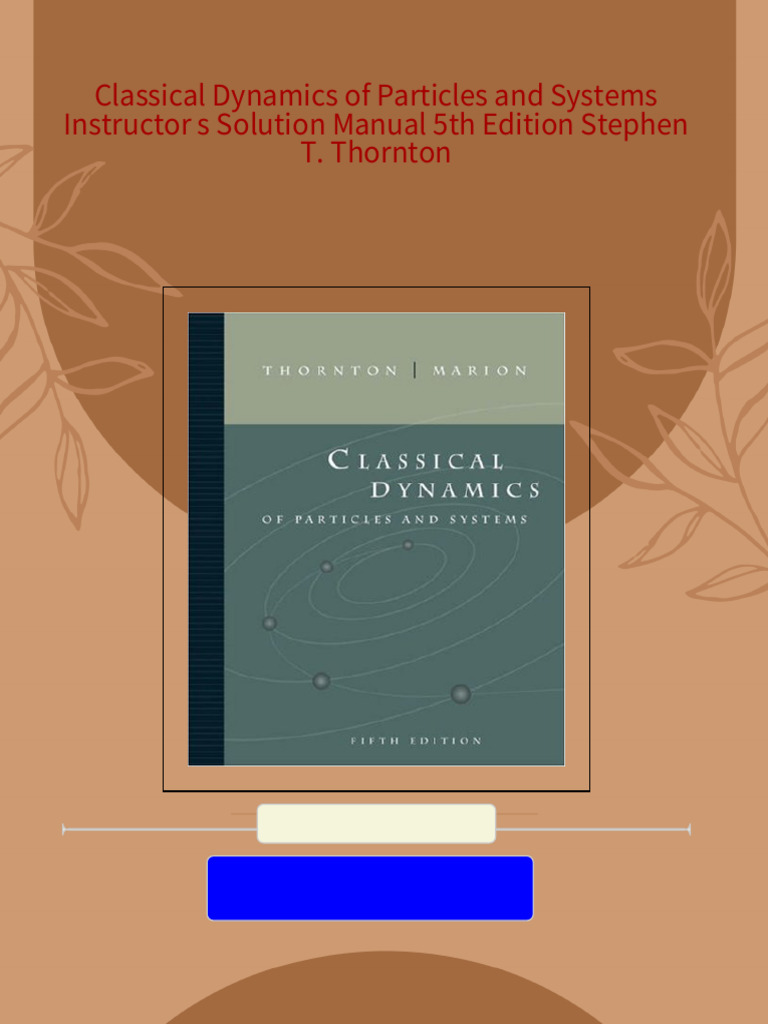 66070 | PDF | Classical Mechanics | Physics