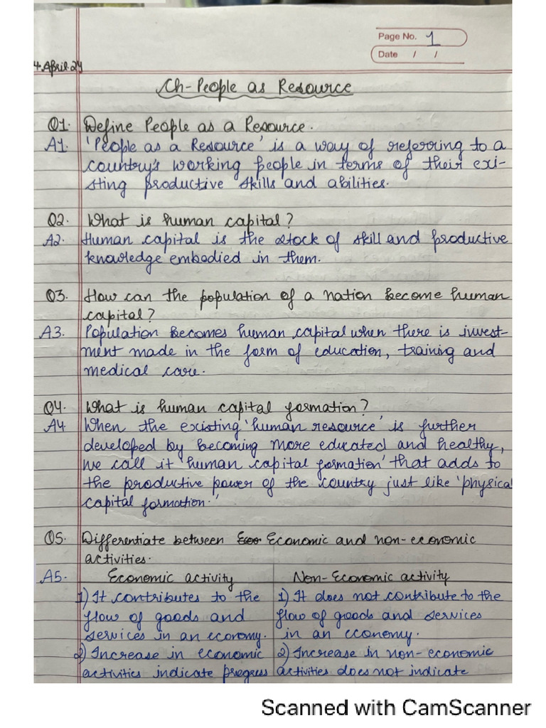 economics ch-2 | PDF