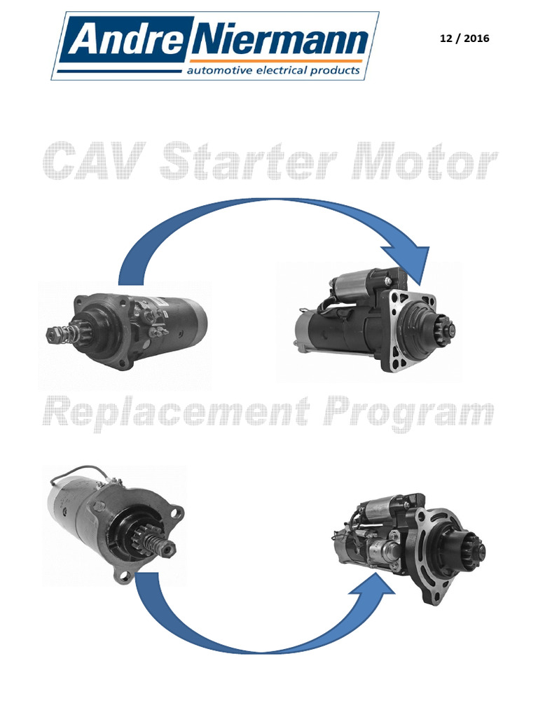 CAV Replacement 12 2016 | PDF | Engines | Machines