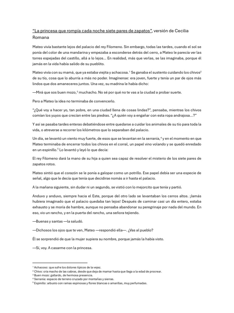 El misterio de los zapatos rotos | PDF