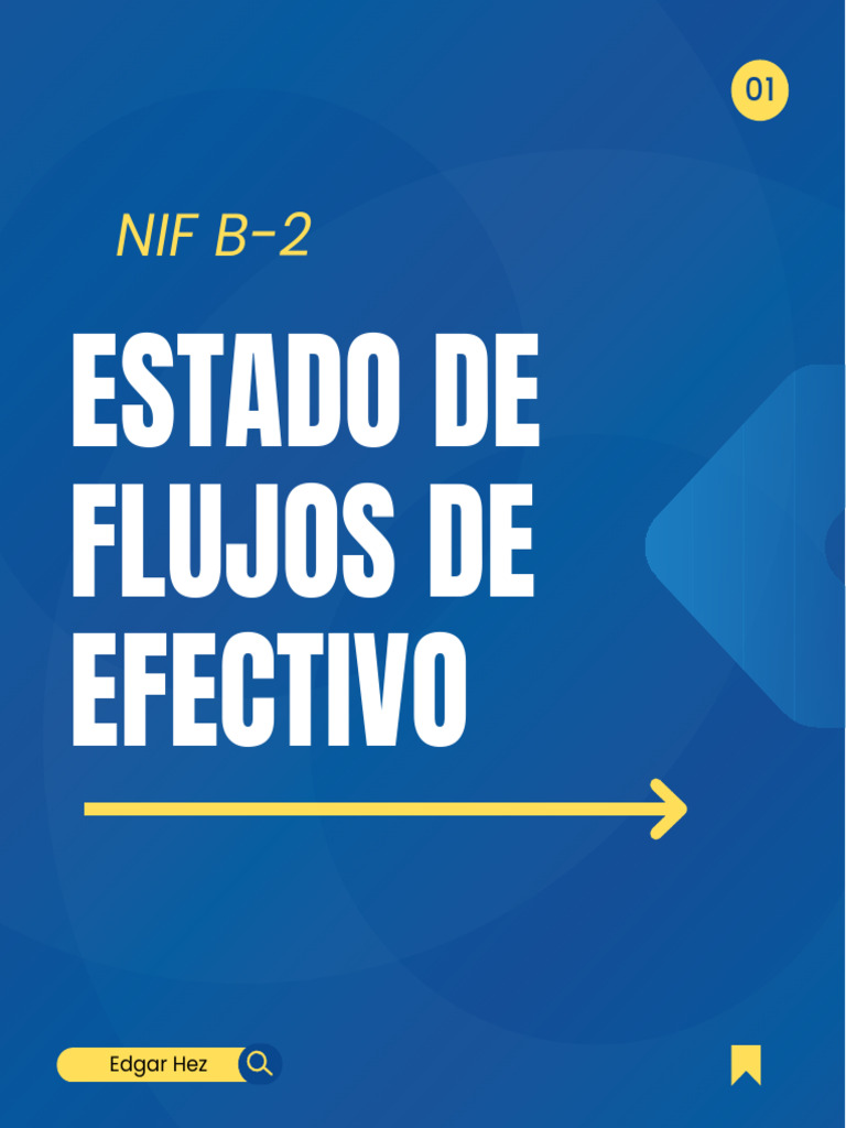 NIF B-2 - Estado de Flujo de Efectivo | PDF | Dinero | Business