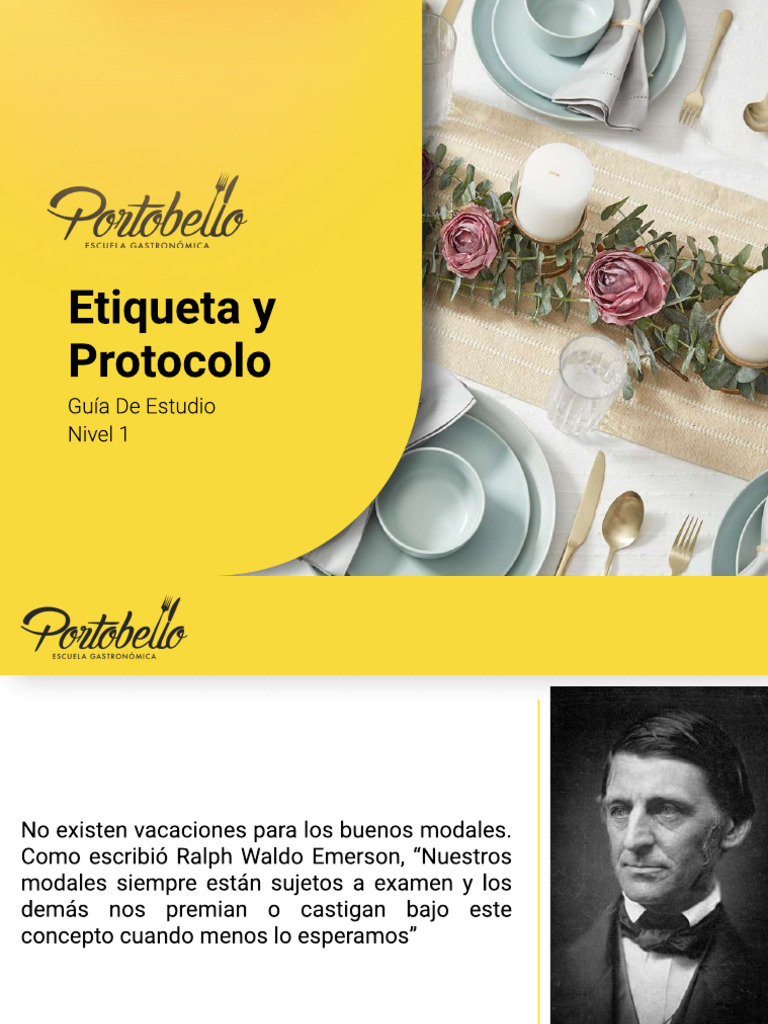 Etiqueta y Protocolo Compressed | PDF | Cena | Caldo