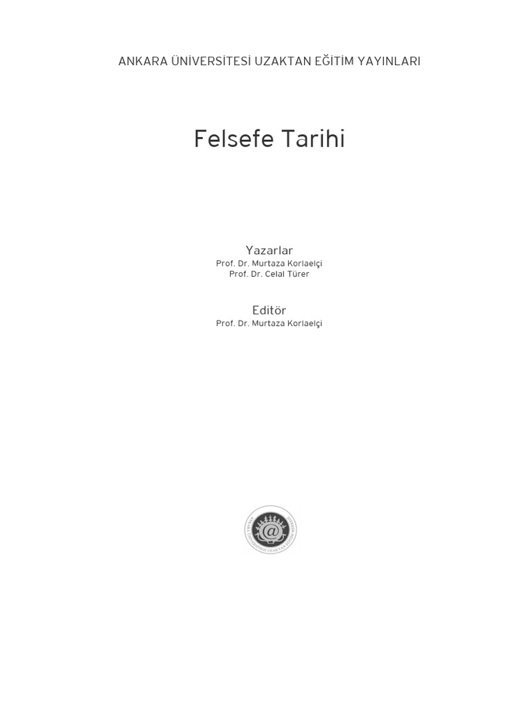 Felsefe Tarihi | PDF